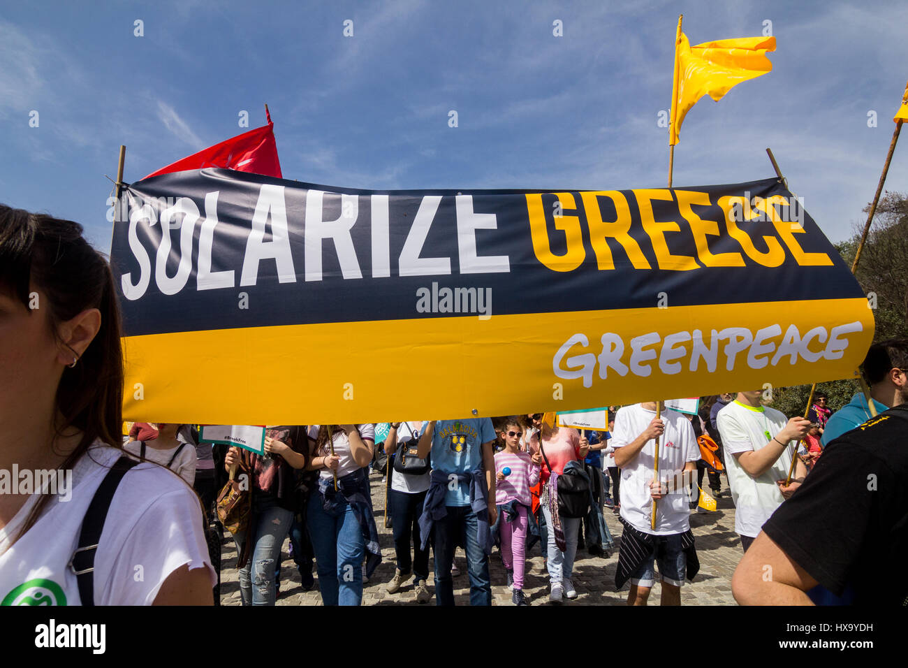Athens, Greece. 26th Mar, 2017. Break Free action took place in Athens ...