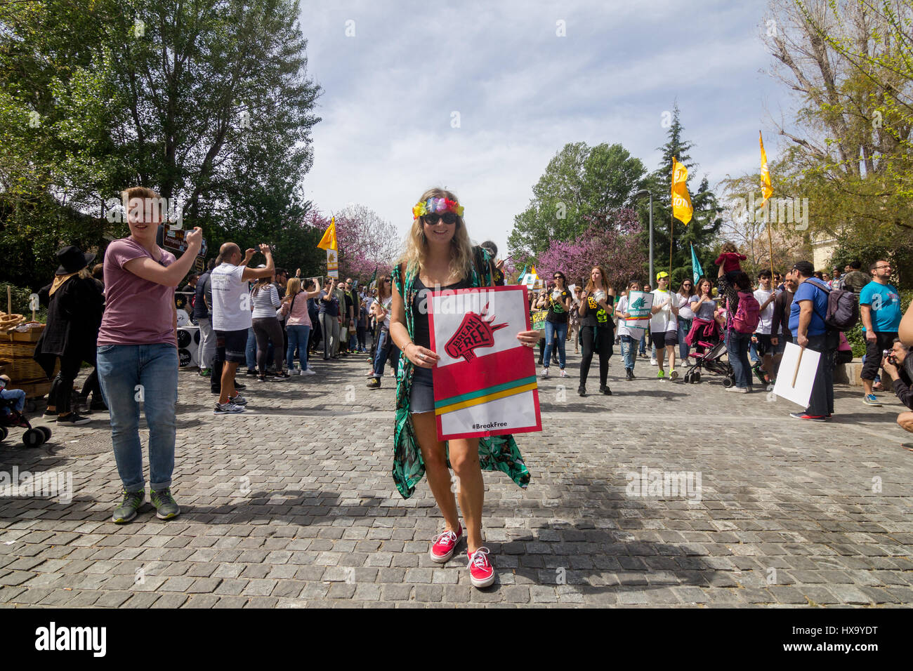 Athens, Greece. 26th Mar, 2017. Break Free action took place in Athens ...