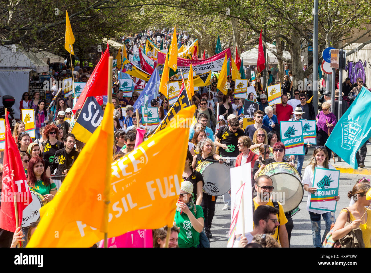 Athens, Greece. 26th Mar, 2017. Break Free action took place in Athens ...