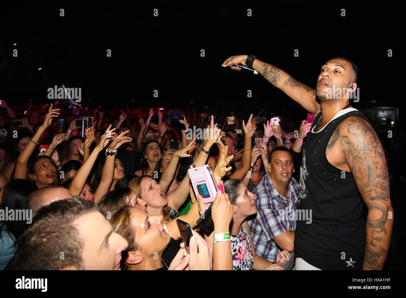 Sydney, NSW, Australia. 25th Mar, 2017. Technotronic performs at the ...