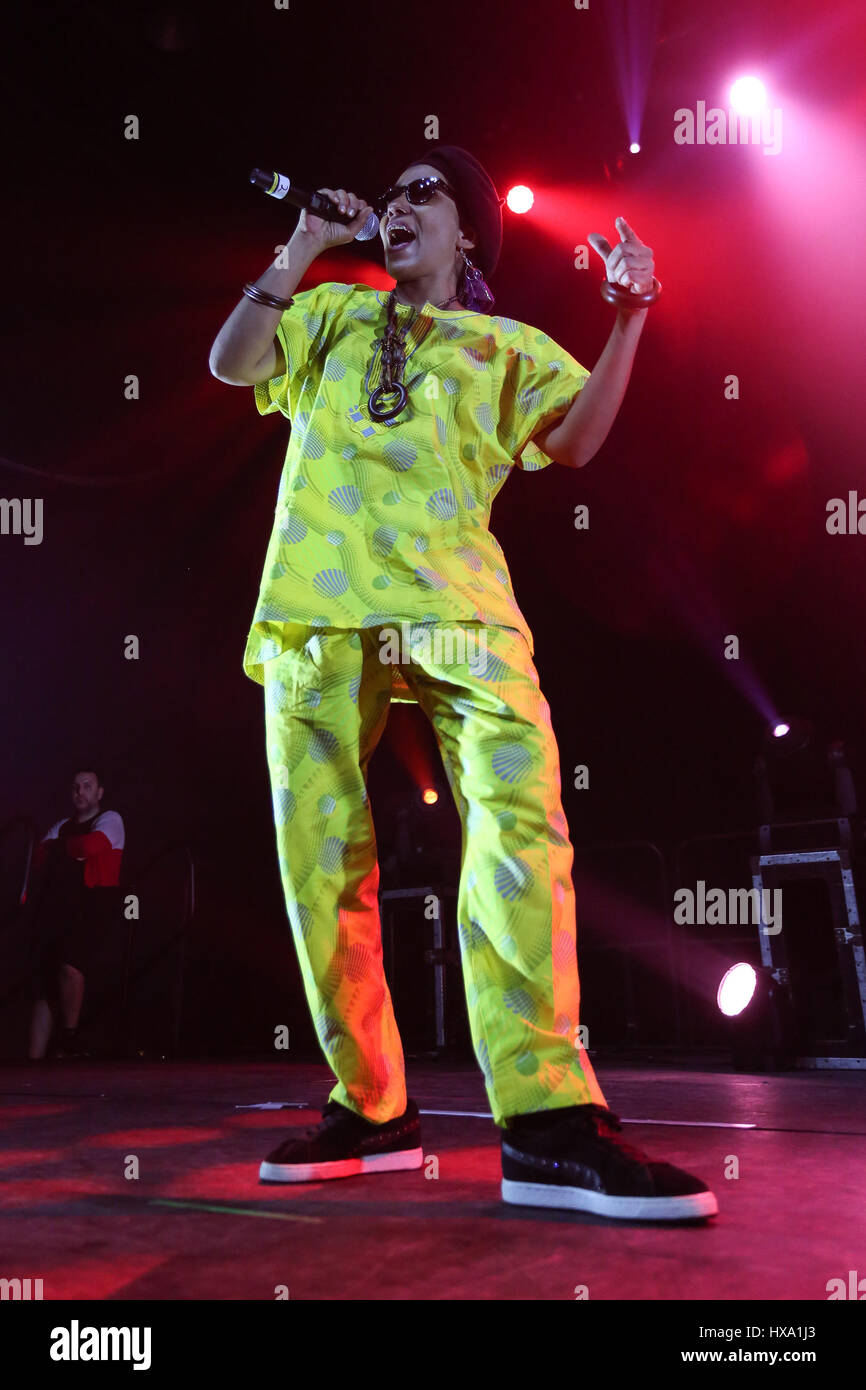 Sydney, NSW, Australia. 25th Mar, 2017. Technotronic performs at the ...