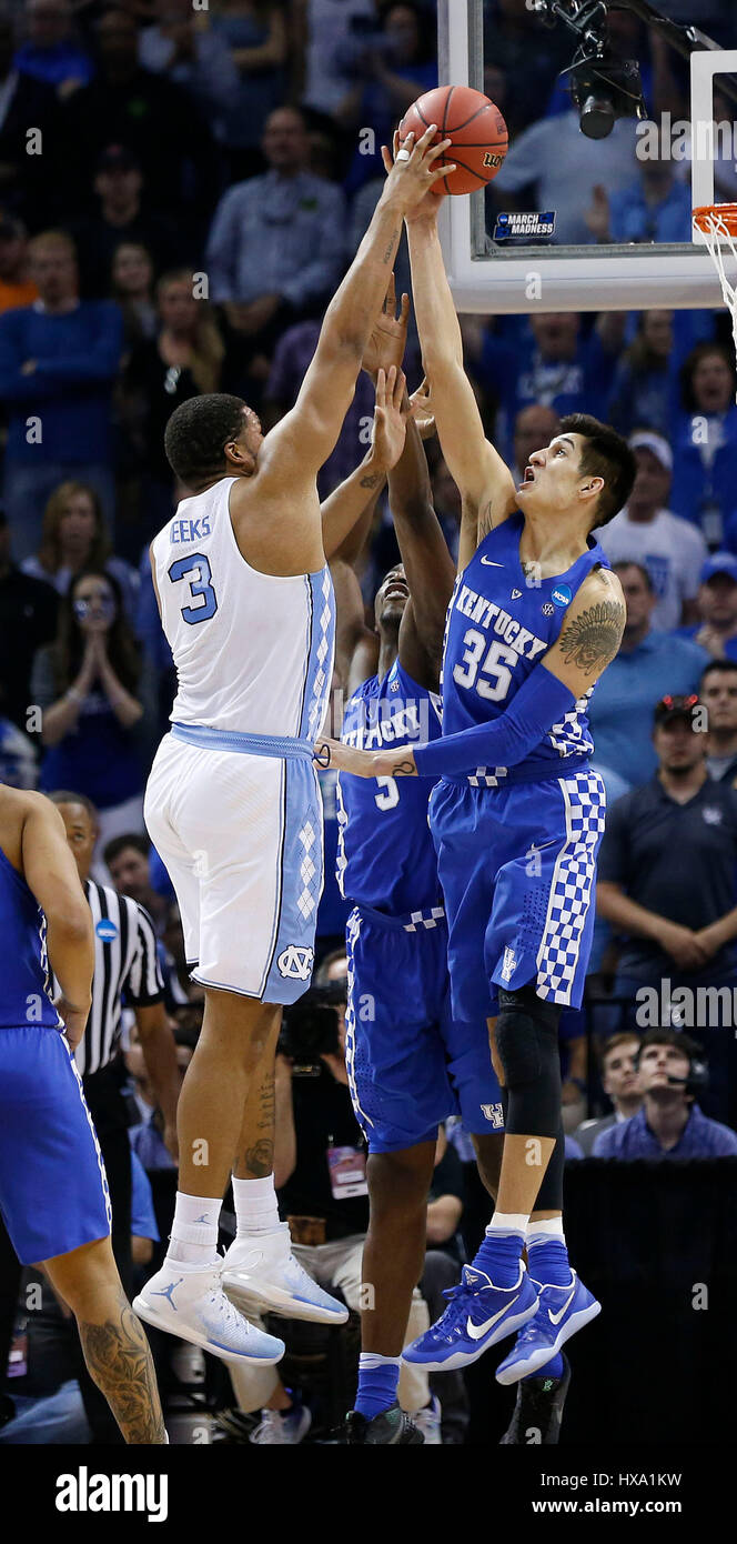 Memphis, TN, USA. 26th Mar, 2017. Kentucky Wildcats forward Derek ...