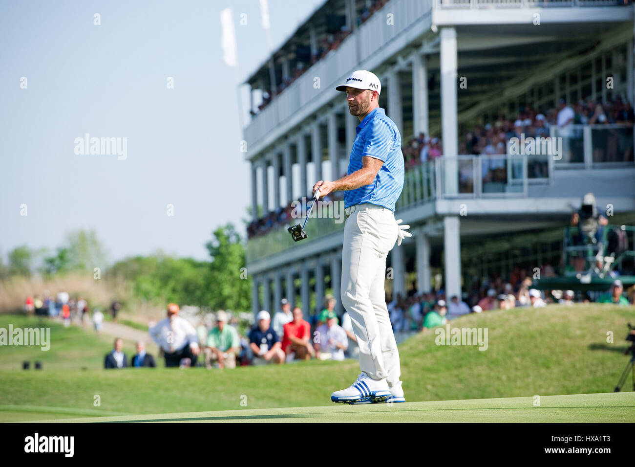 Austin, Texas, USA. 26th March 2017. Dustin Johnson in action at the ...