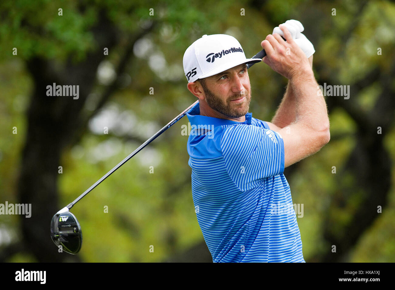 Austin, Texas, USA. 26th March 2017. Dustin Johnson in action at the ...