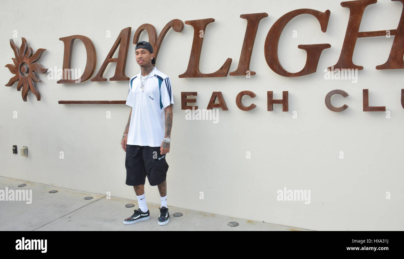 Las Vegas, Nevada, USA. 26th Mar, 2017. Rapper Tyga kicks off Daylight ...