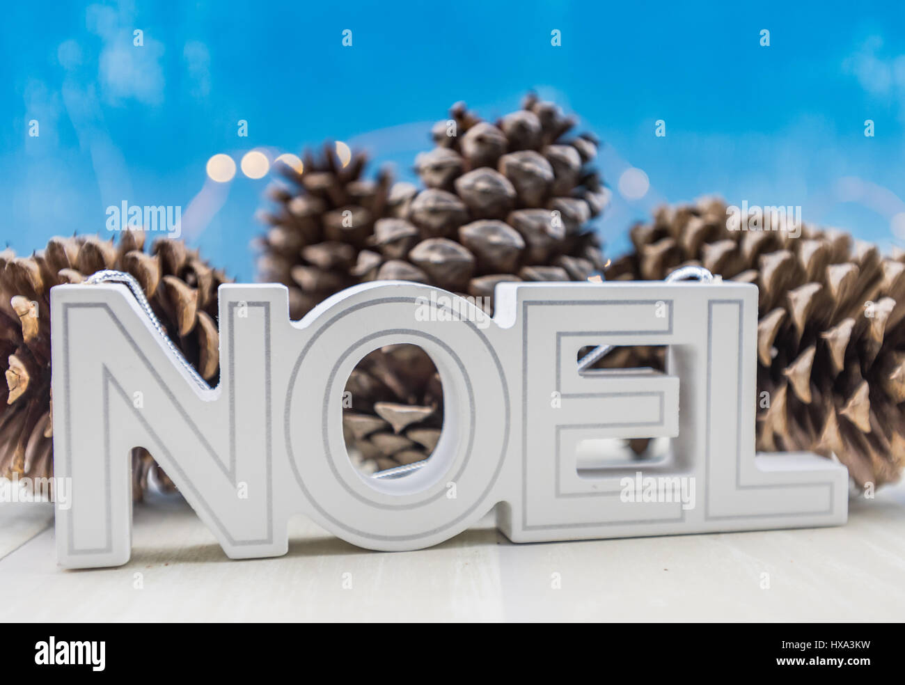Close up noel text hi-res stock photography and images - Alamy