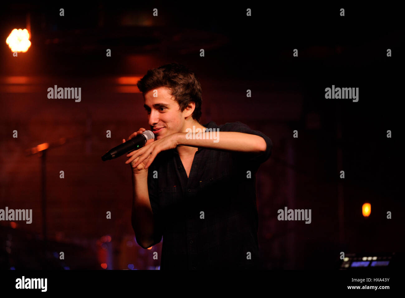 Singer Jack Met of AJR performs at Lucky Strike Hollywood on October ...