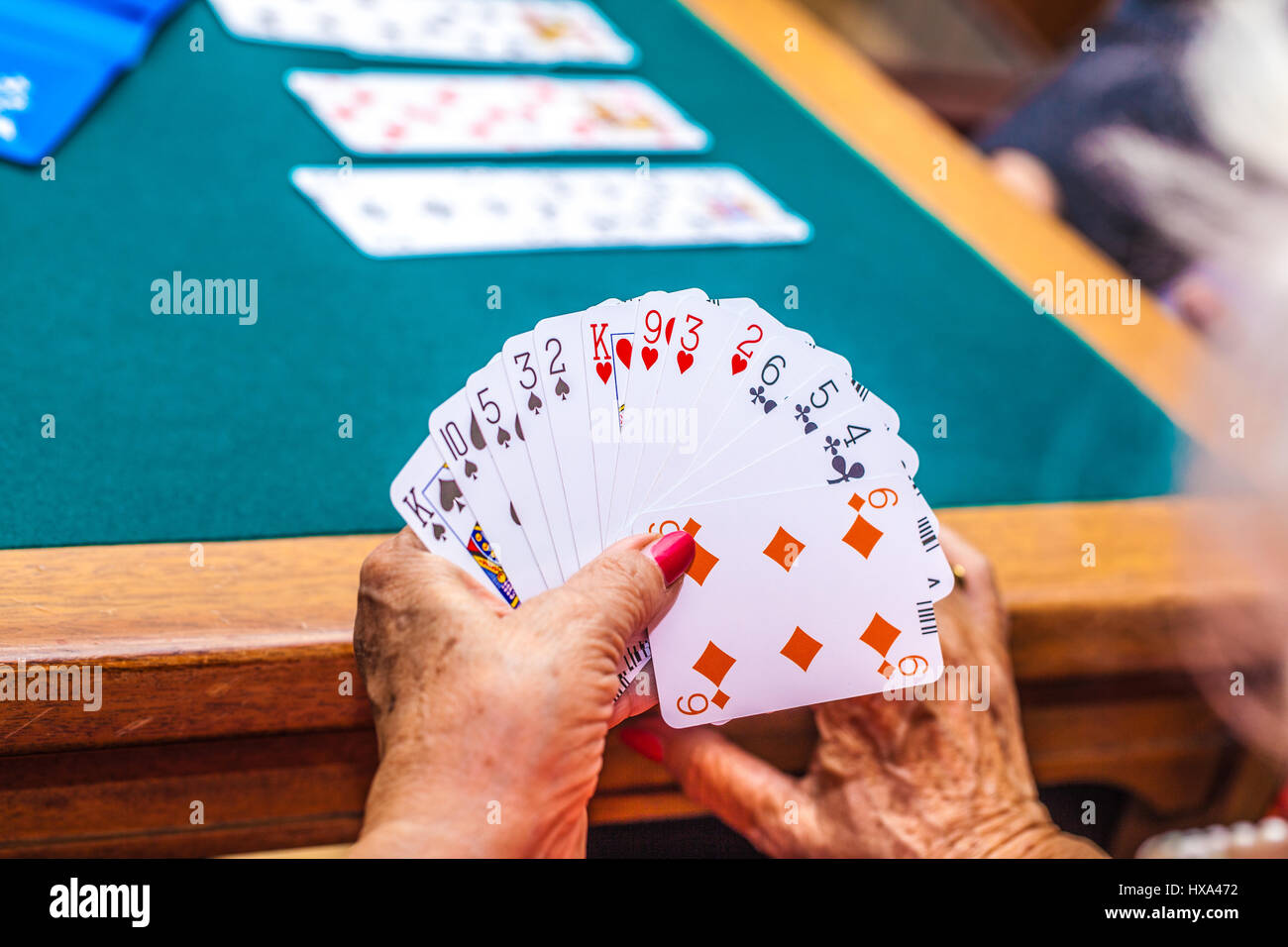 Bridge card game hi-res stock photography and images - Alamy