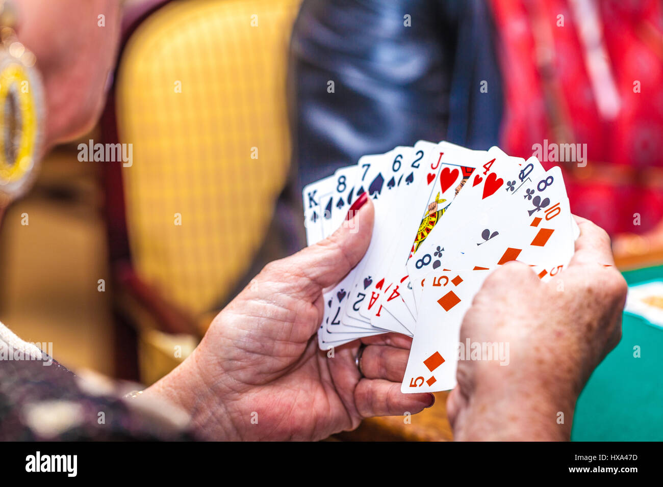 Bridge card game hi-res stock photography and images - Alamy
