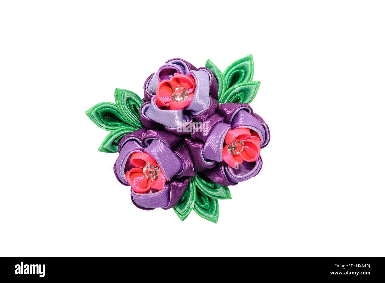 Vibrant purple flower textured Cut Out Stock Images & Pictures - Alamy