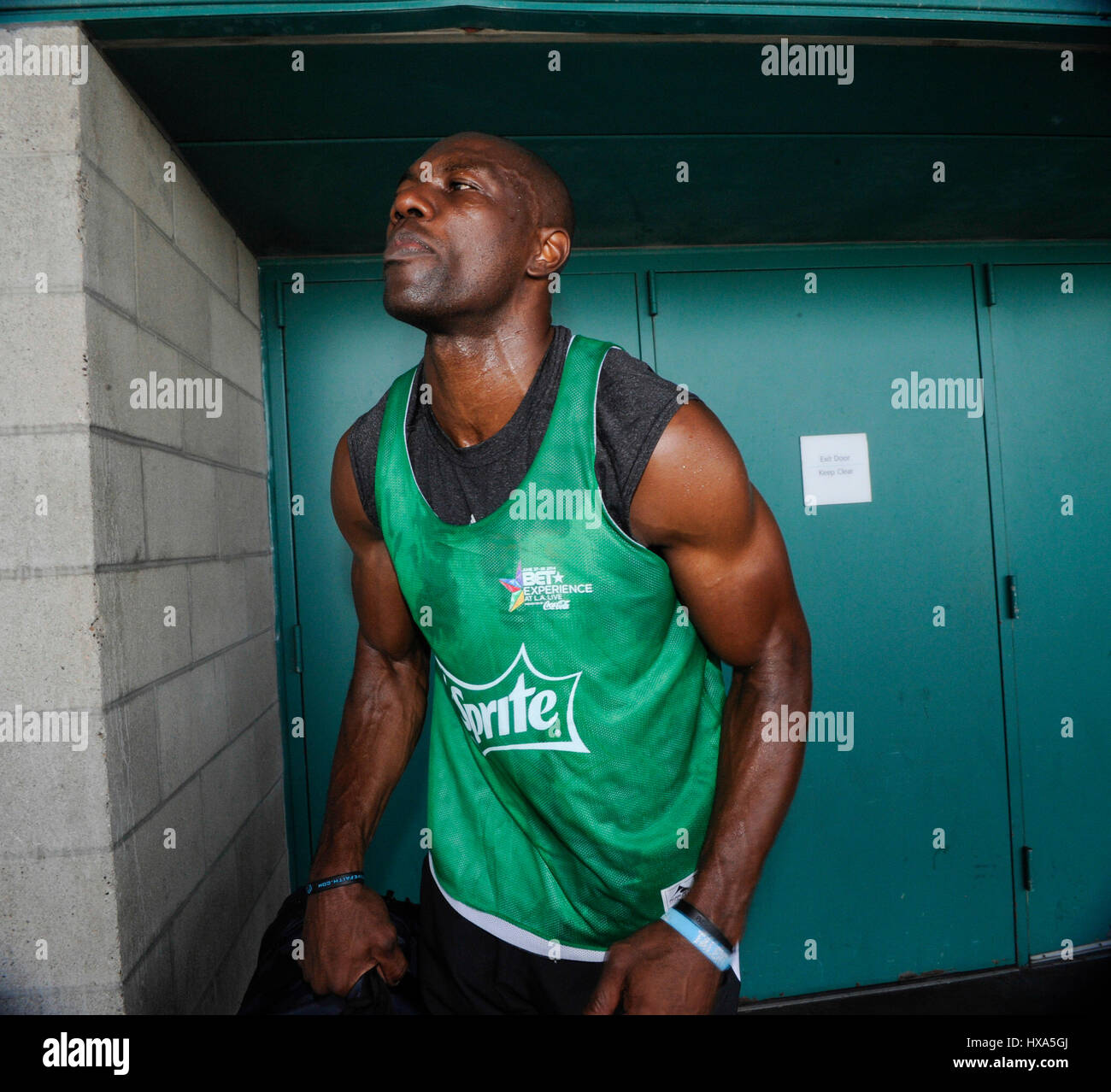 Terrell Owens attends the Sprite Celebrity Basketball Game during the ...