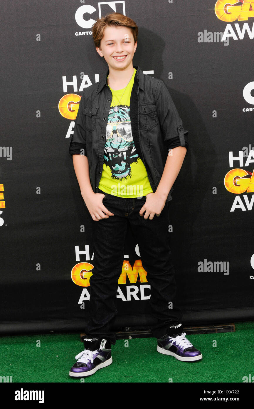 Actor Jacob Hopkins arrives at the 4th Annual Cartoon Network Hall Of ...