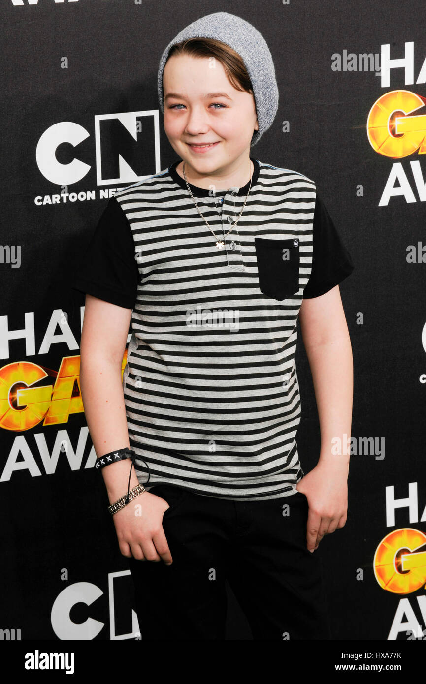 Actor Benjamin Stockham arrives at the 4th Annual Cartoon Network Hall ...