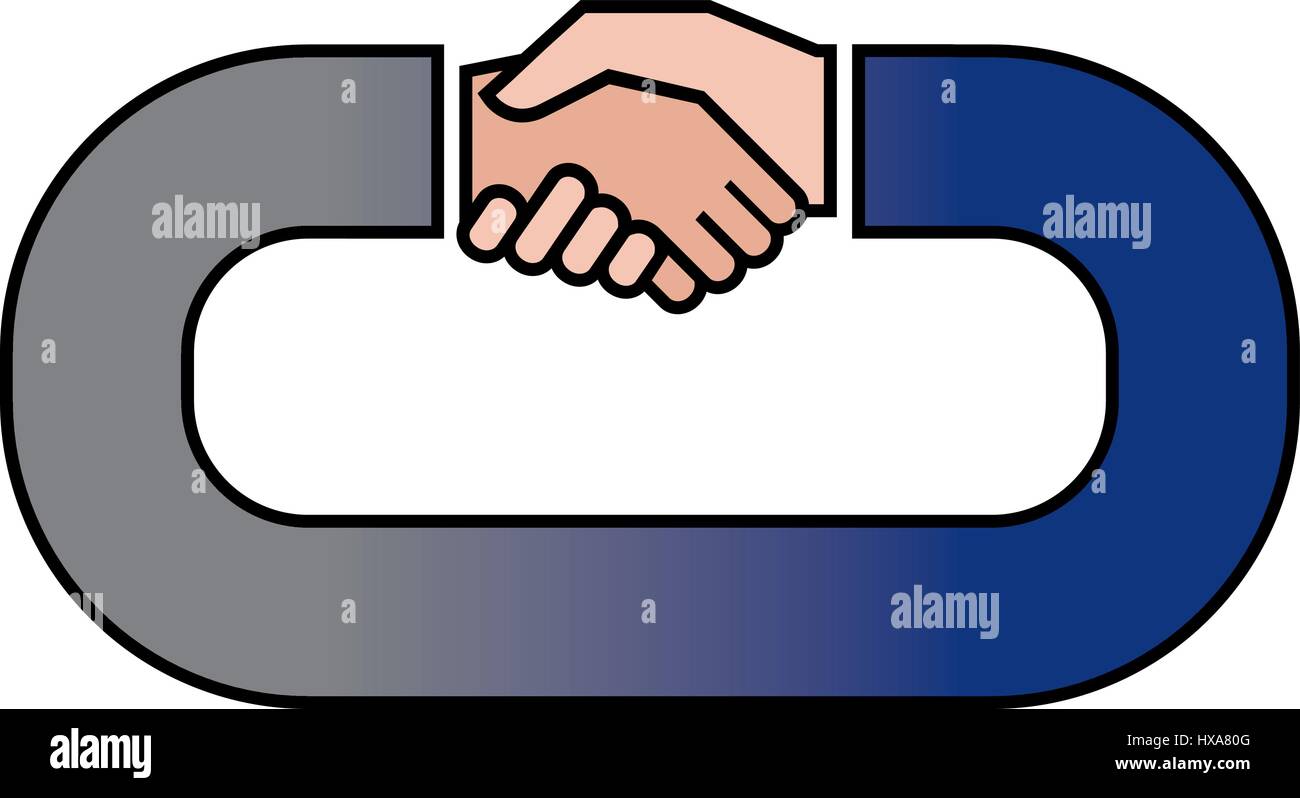 Blue sign handshake symbol icon hi-res stock photography and images - Alamy