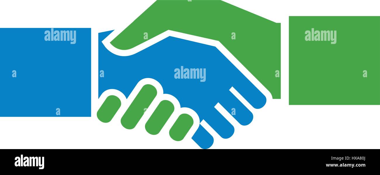 Business Handshake. Vector Illustration Stock Vector Image & Art - Alamy