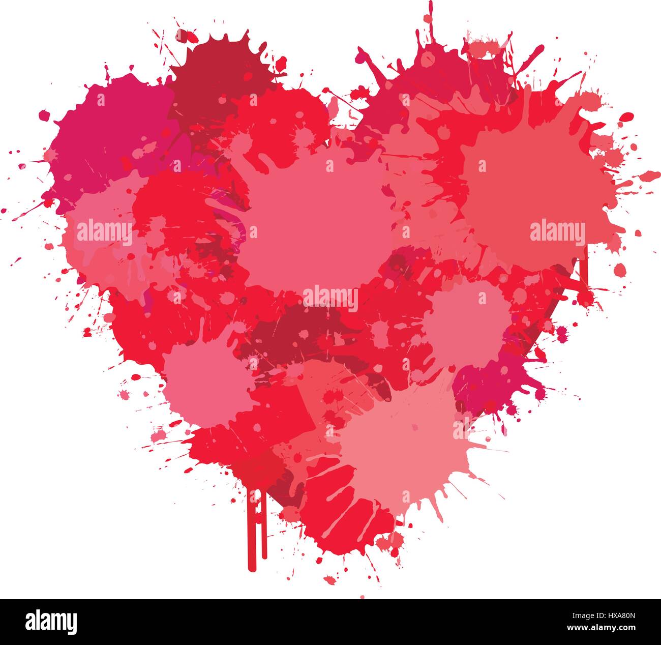 Paint object on rounded Stock Vector Images - Alamy