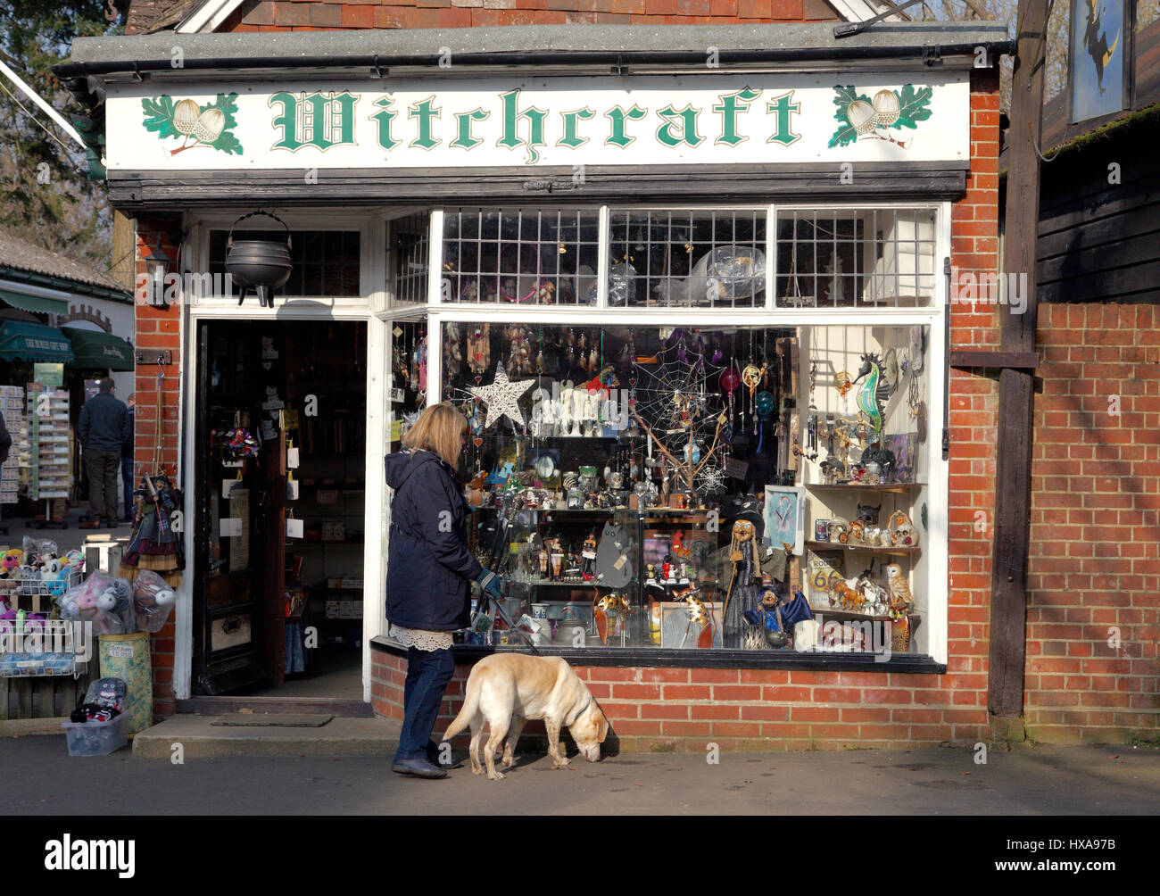 Burley, New Forest National Park Stock Photo - Alamy