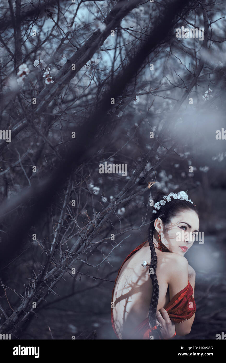 Sad Geisha High Resolution Stock Photography and Images - Alamy