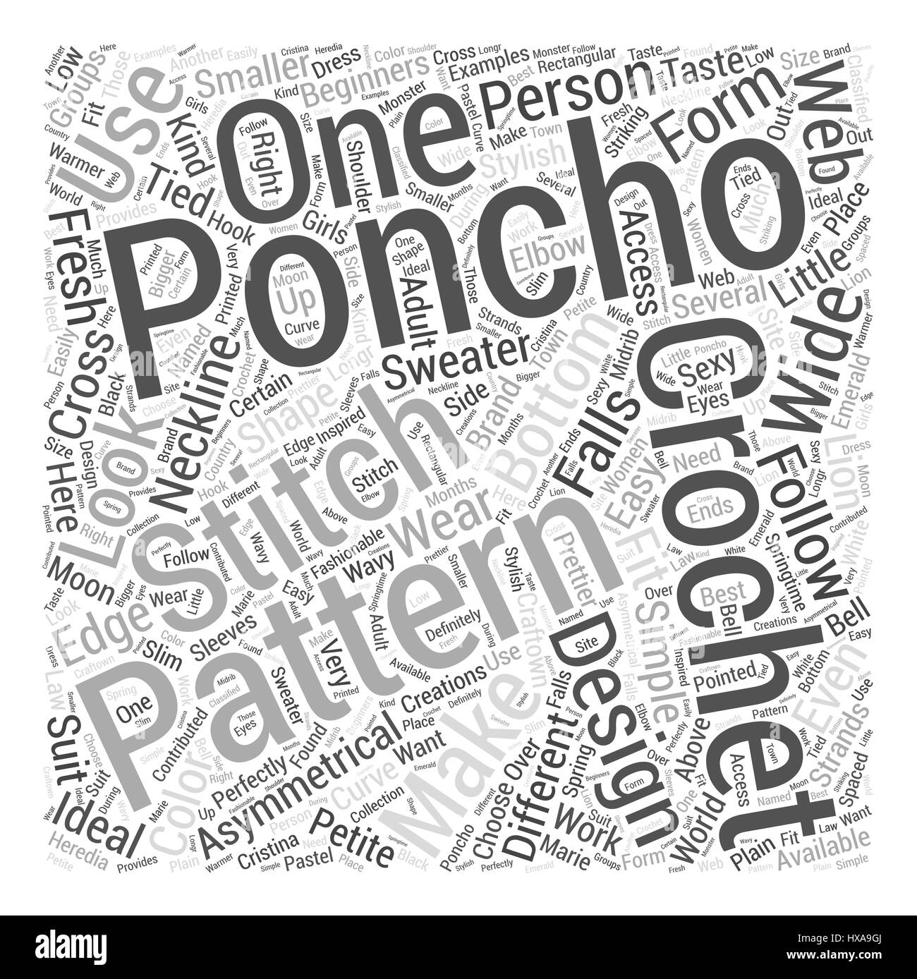 Crocheting Patterns Stock Vector Images - Alamy