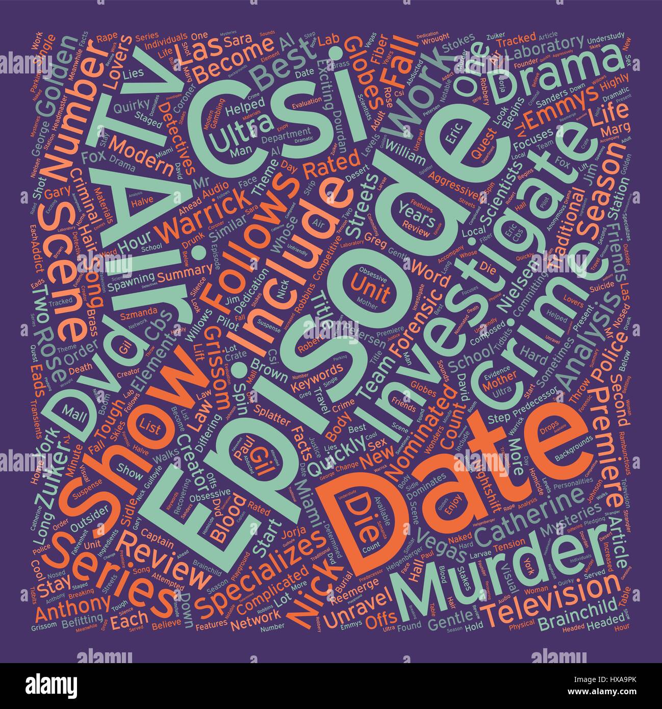Csi Crime Scene Investigation Tv Series High Resolution Stock ...