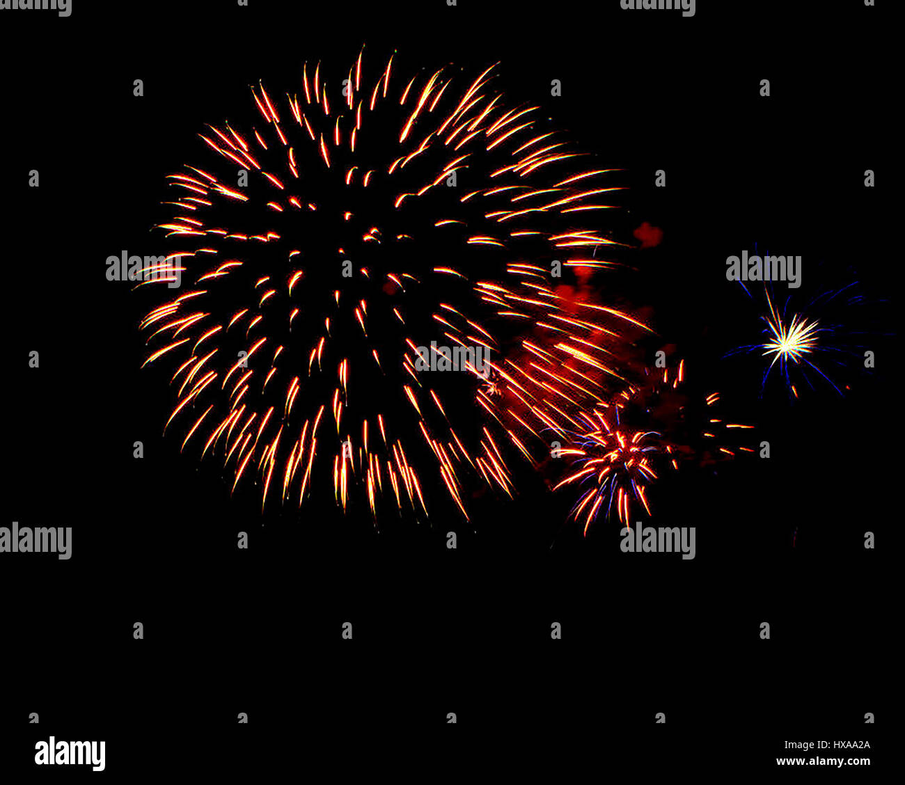 Illustration color firework decoration hi-res stock photography and ...