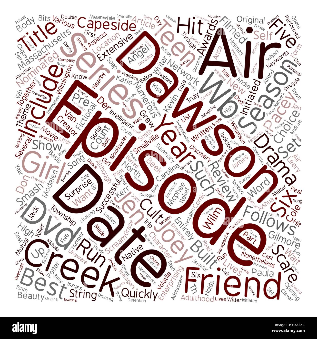 Dawson's Creek Season High Resolution Stock Photography and Images - Alamy