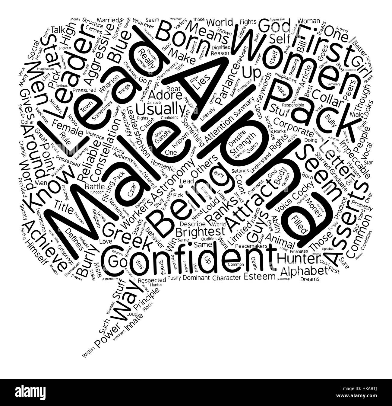 Alpha Males Stock Vector Images - Alamy