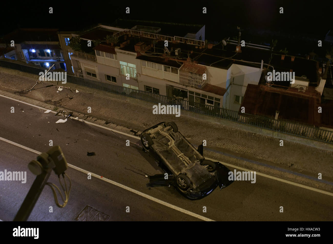 Car crash in naples, italy Stock Photo - Alamy