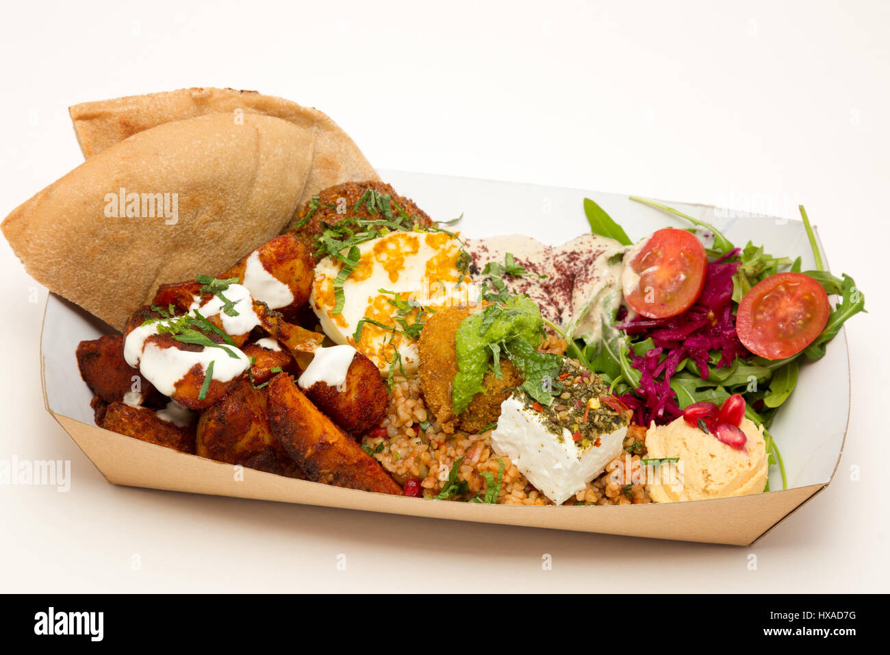 Food - Middle east food, Vegetarian food selection variety of Mezze all ...
