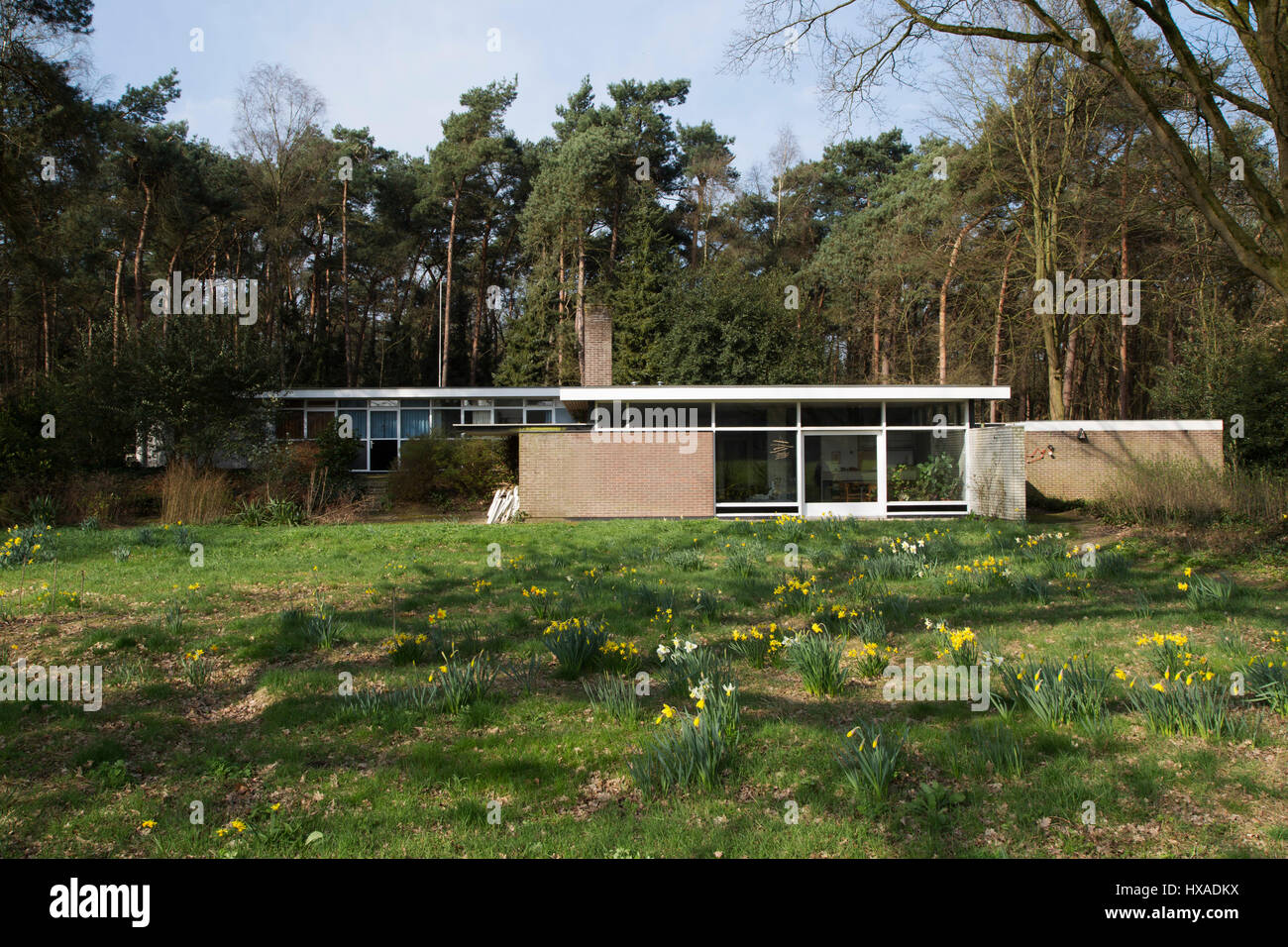 The Van Daalen house, designed by Gerrit Rietveld and Mien Ruys, at ...