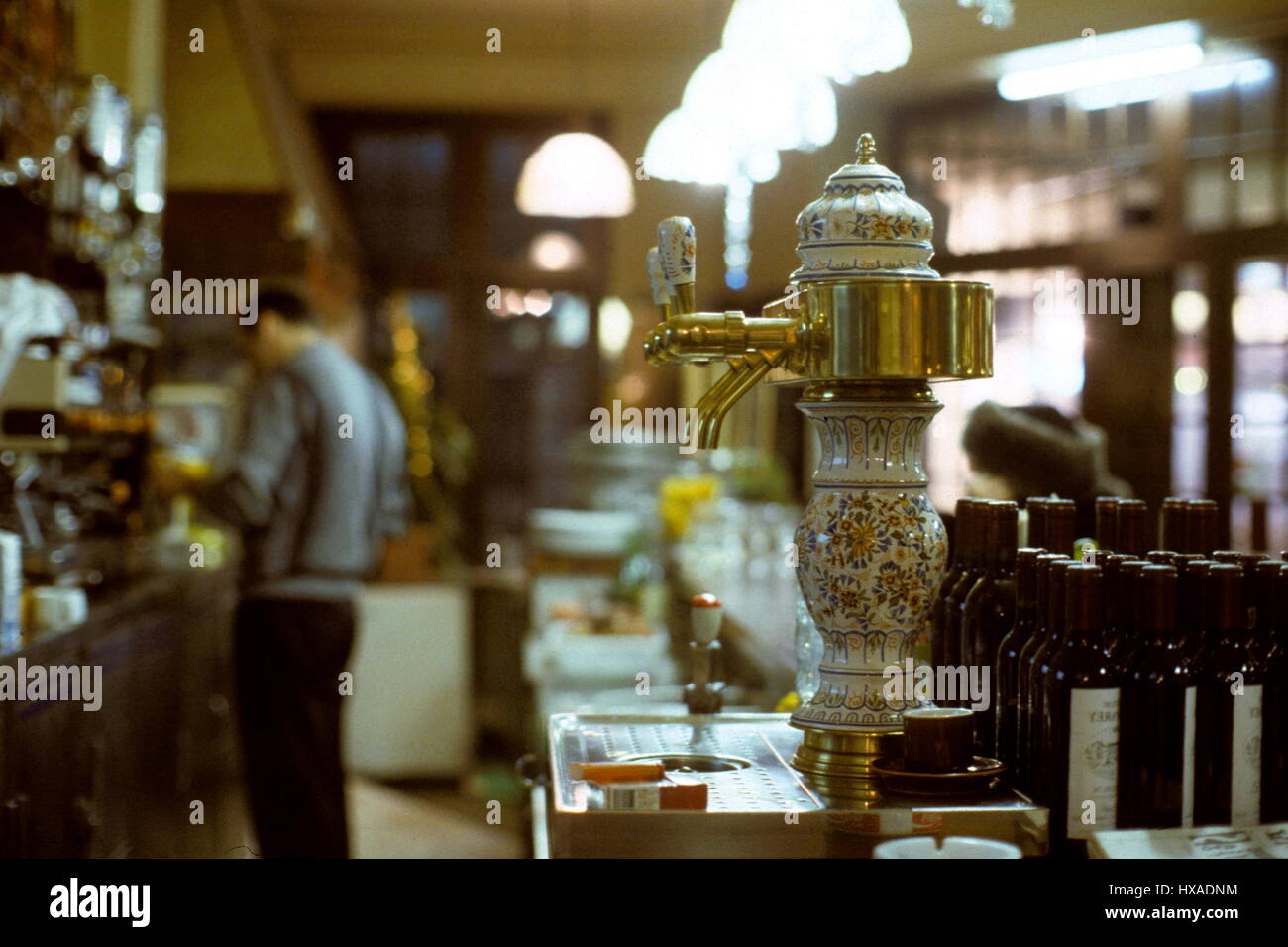 AJAXNETPHOTO. BORDEAUX, FRANCE. - INTERIOR OF TYPICAL FRENCH CAFE IN ...