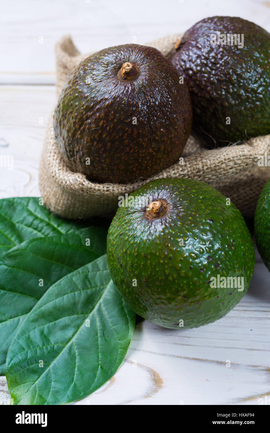 Green fresh avocado from organic avocado plantation - healthy food ...