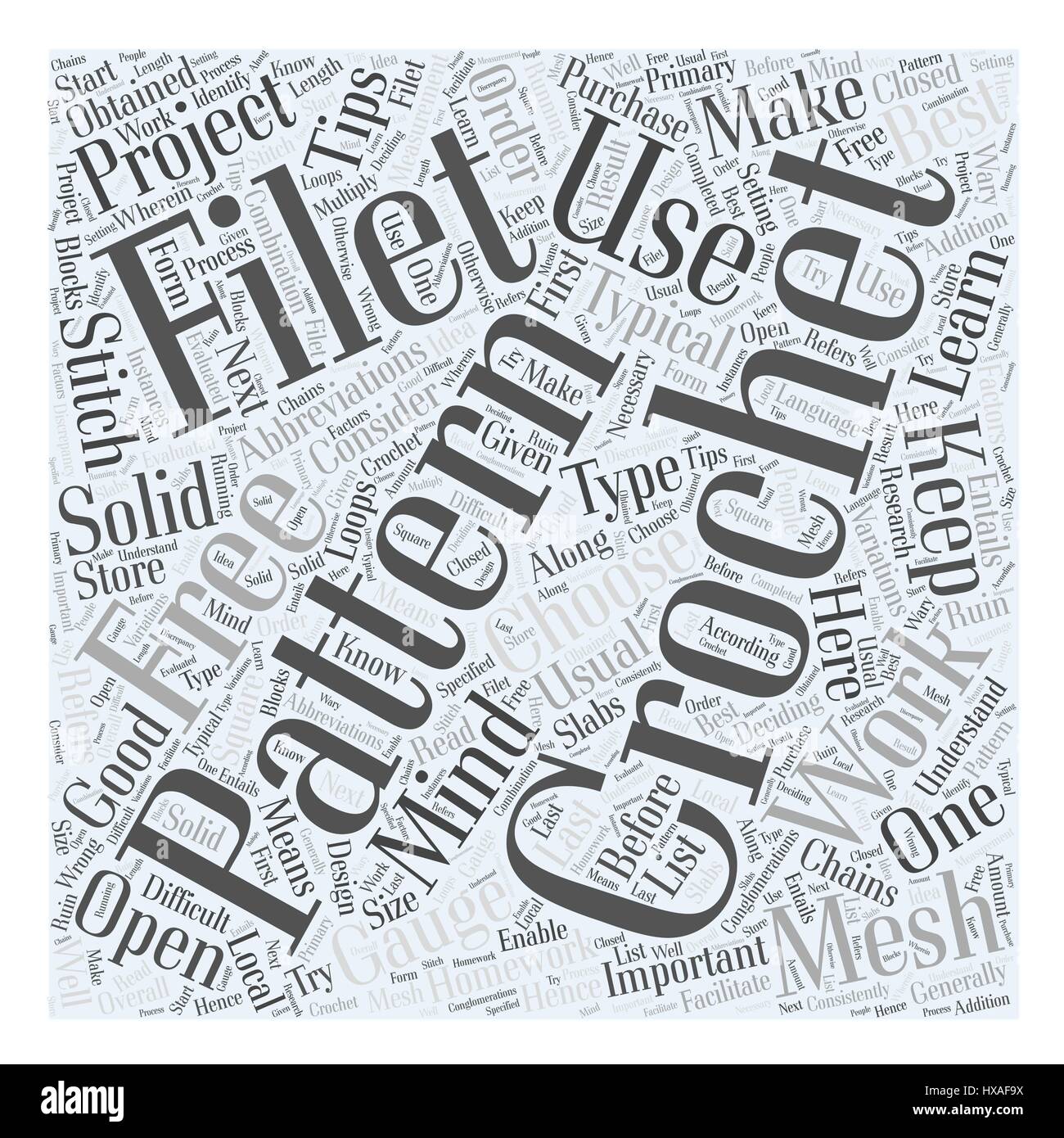 Filet Crochet High Resolution Stock Photography and Images - Alamy