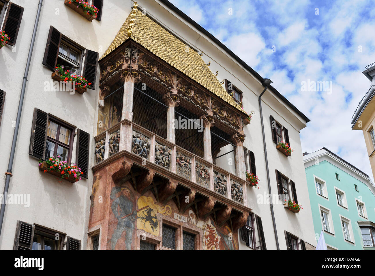 Gold Roof historic building, Innsbruck, Austria Stock Photo - Alamy