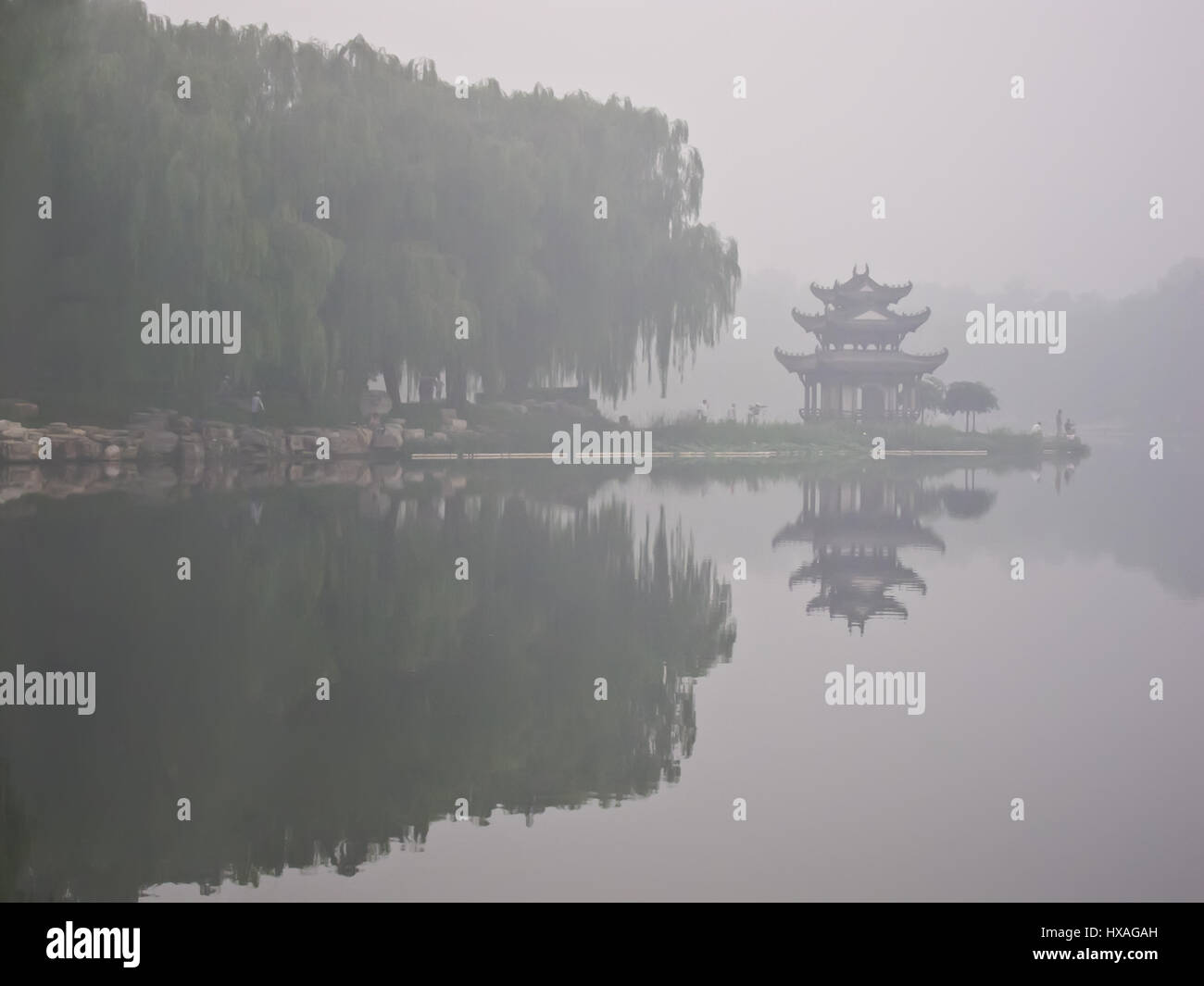 A big fog morning in Beijing Stock Photo - Alamy