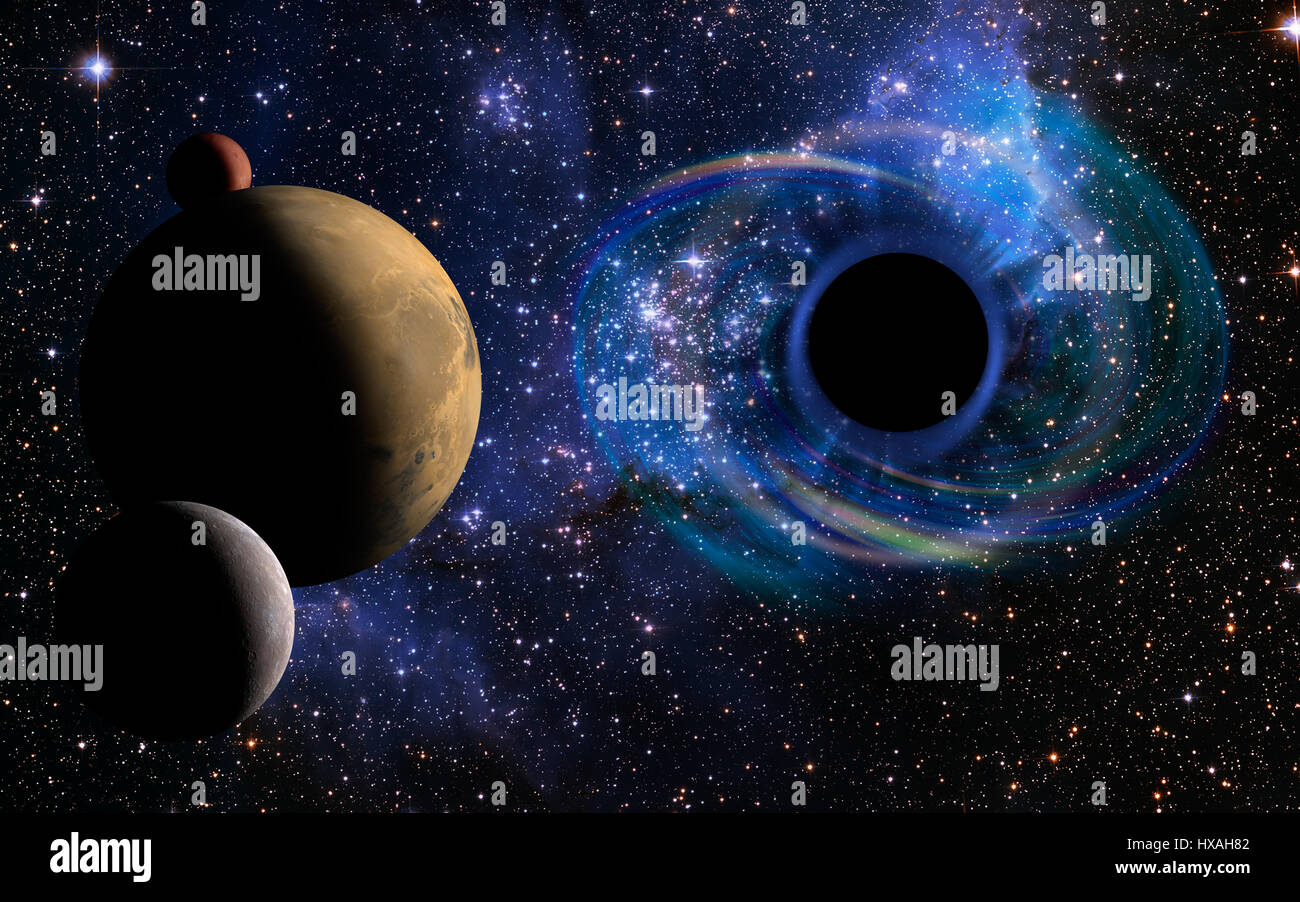 Gravitational field black hole hi-res stock photography and images - Alamy