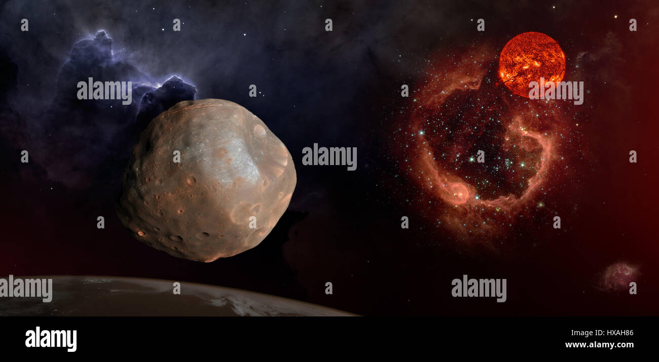 Phobos From Mars Surface Diameter