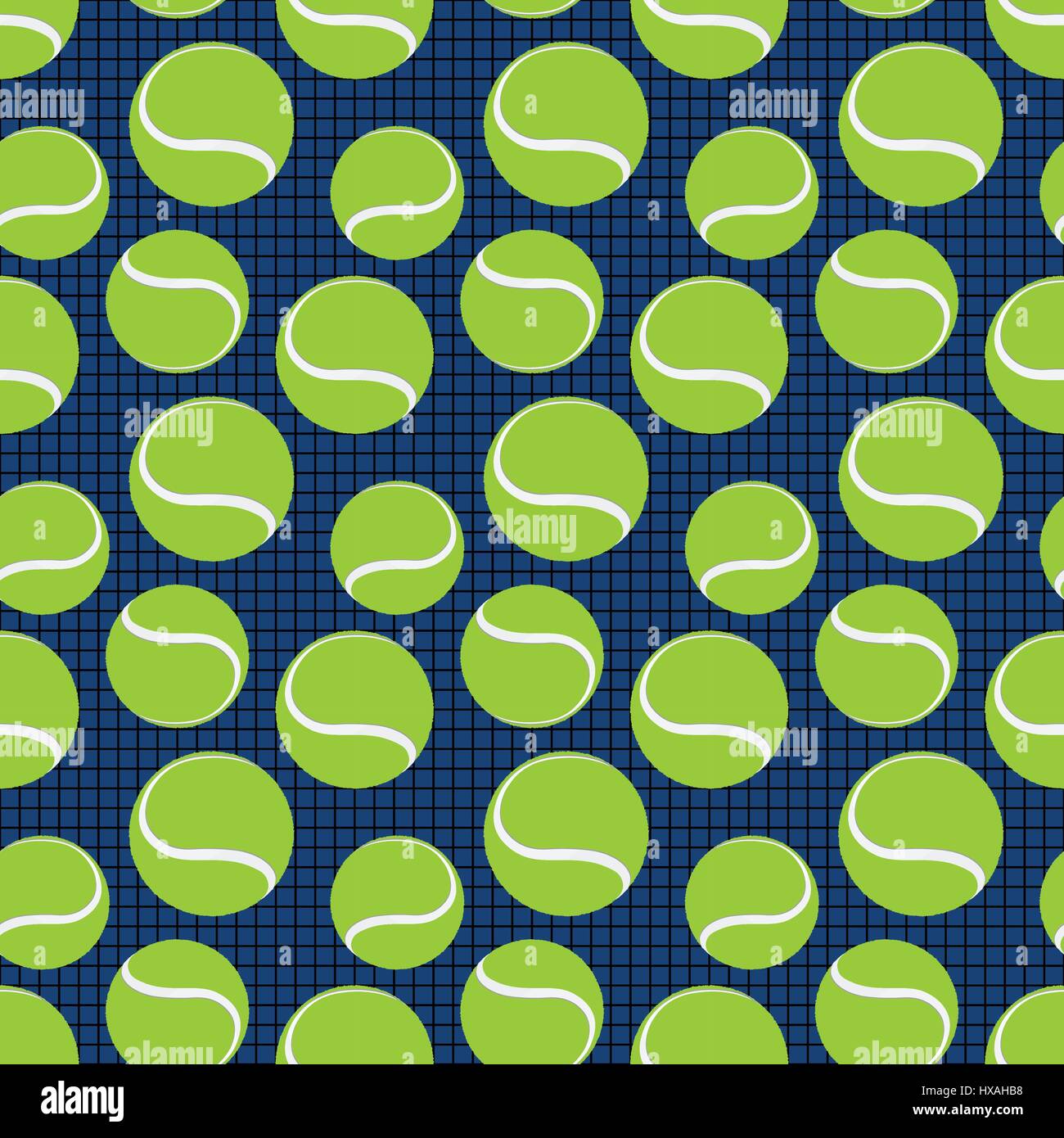 seamless sport pattern with tennis balls. vector Stock Vector Image ...