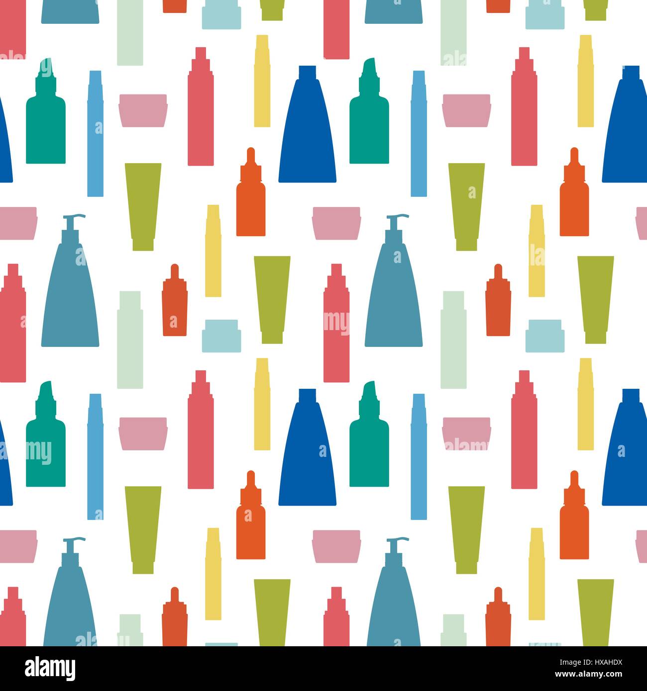 Hand cosmetics bottle isolated Stock Vector Images - Alamy