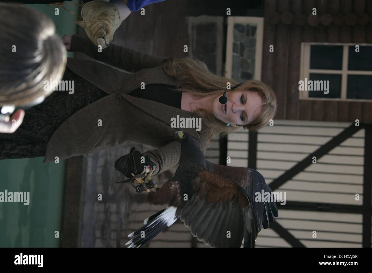 SARAH FERGUSON & FALCON HRH THE DUCHESS OF YORK 18 January 2005 SAN ...