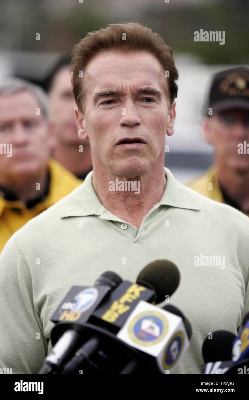 Arnold Schwarzenegger Governor Of California 25 November 2007 Malibu