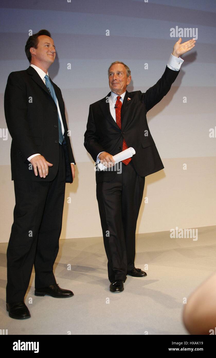 DAVID CAMERON MP & MICHAEL BLOOMBERG CONSERVATIVE PARTY LEADER & MA 30 ...