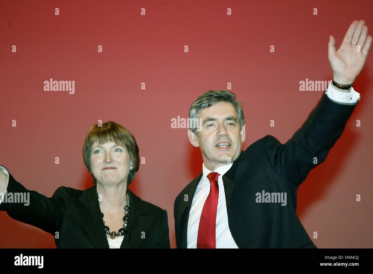 HARRIET HARMAN MP & GORDON BROWN MP LABOUR DEPUTY LEADER & PRIME M 27 ...