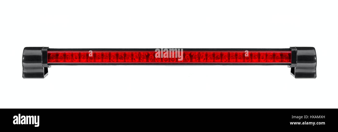 LED car brake light isolated on white background Stock Photo - Alamy