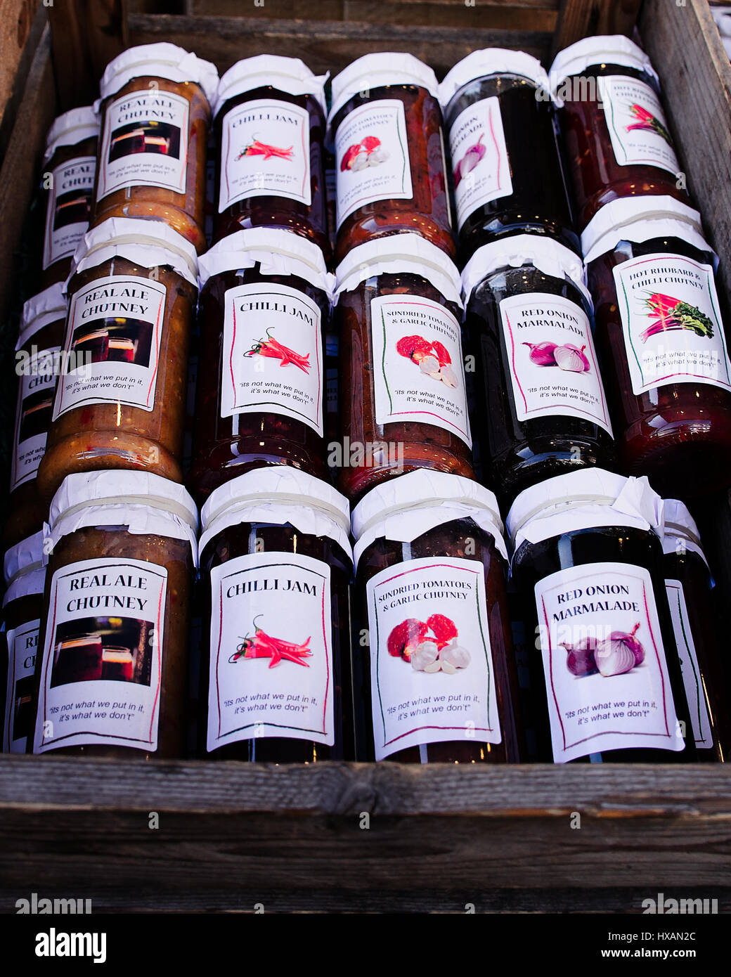 Traditional vegetable jams Stock Photo - Alamy