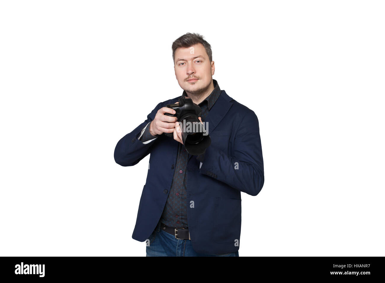 Professional cameraman hi-res stock photography and images - Alamy