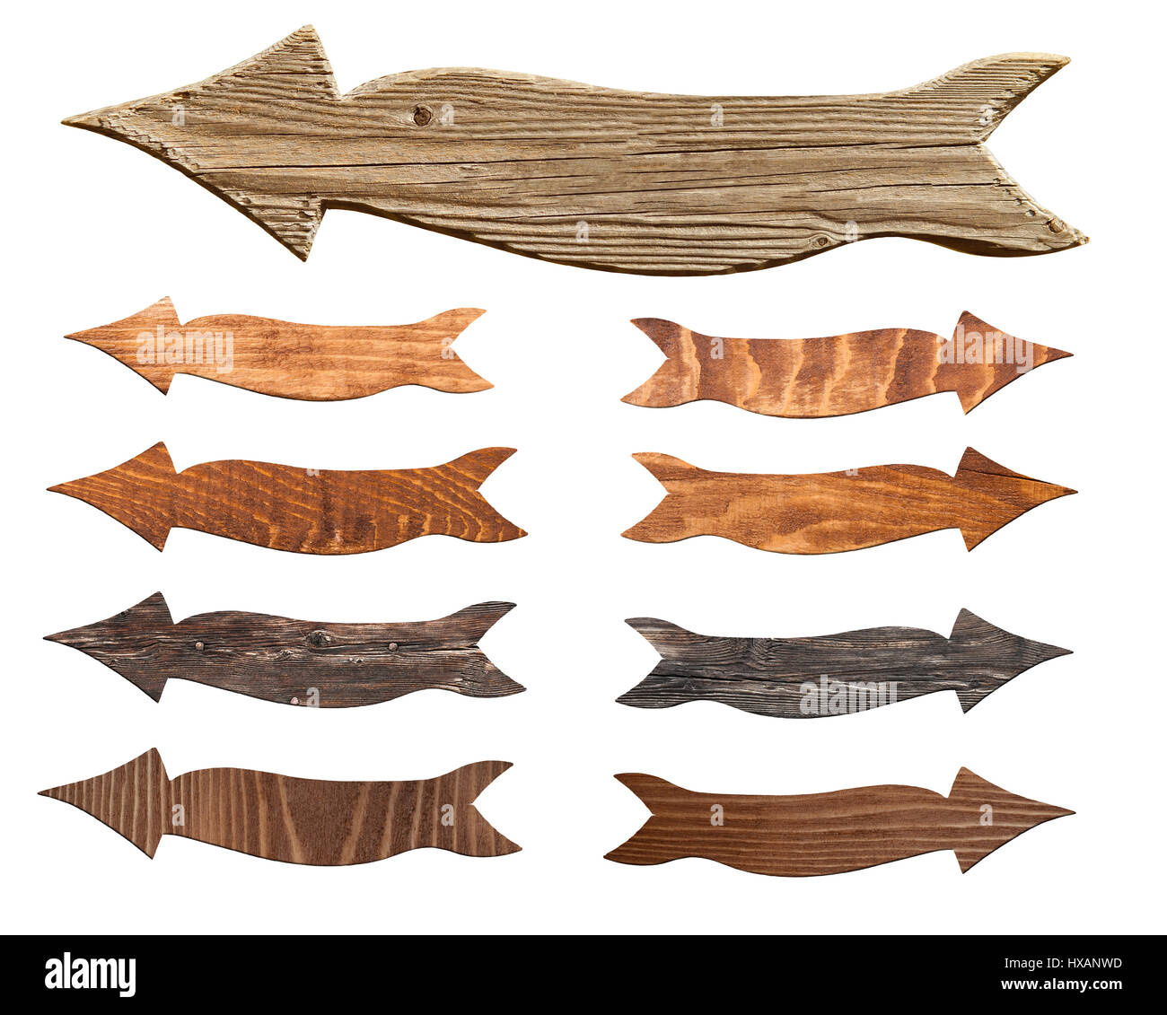 Arrows signs isolated on white Stock Photo - Alamy