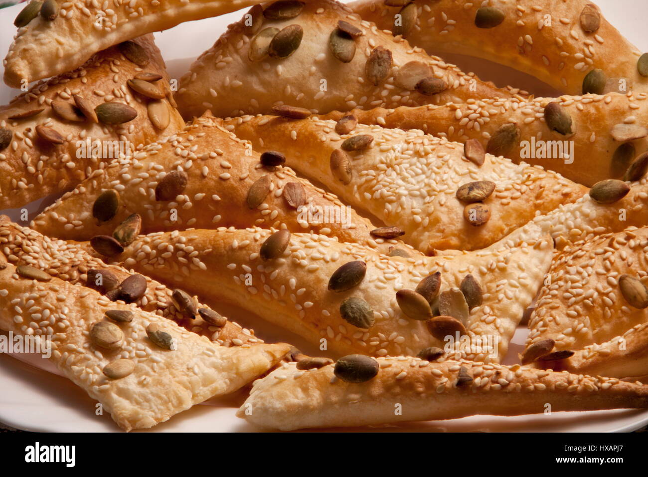 Bread triangles hi-res stock photography and images - Alamy
