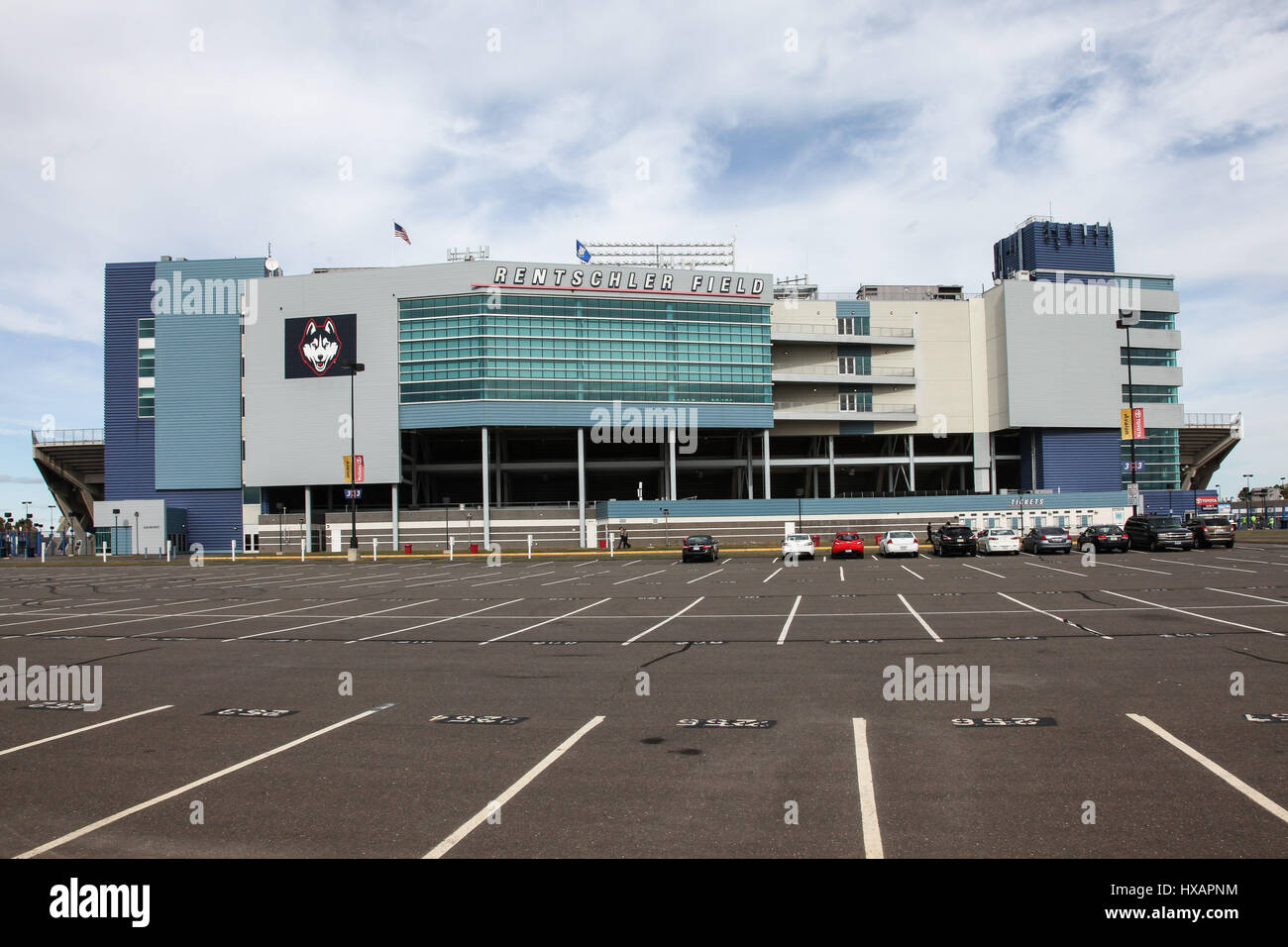 Rentschler Field stadium Stock Photo - Alamy