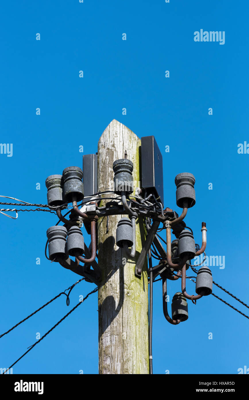 The junction of cables hi-res stock photography and images - Alamy